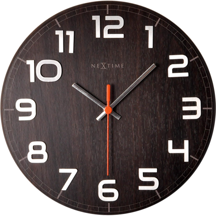 Zegar ścienny Nextime Classy orzech - | sklep internetowy GaleriaLimonka.pl Zegar ścienny Nextime Classy orzech - | sklep internetowy GaleriaLimonka.pl
