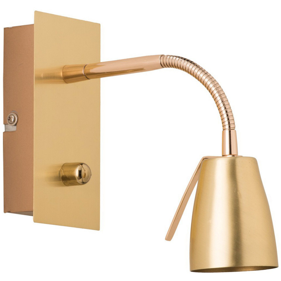 Złoty kinkiet ścienny - współczesny i elegancki MW-LIGHT Techno ...